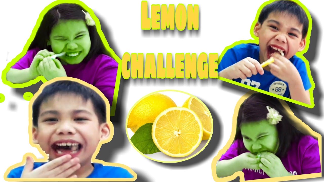 Lemon Challenge | Siblings Challenge | Funny Challenge - YouTube
