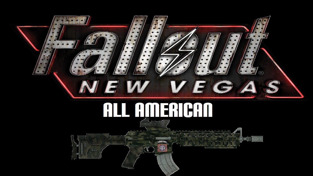 Fallout: New Vegas - Unique Weapons: All American - YouTube