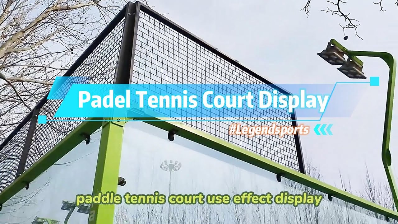 Padel Tennis Court Display - YouTube