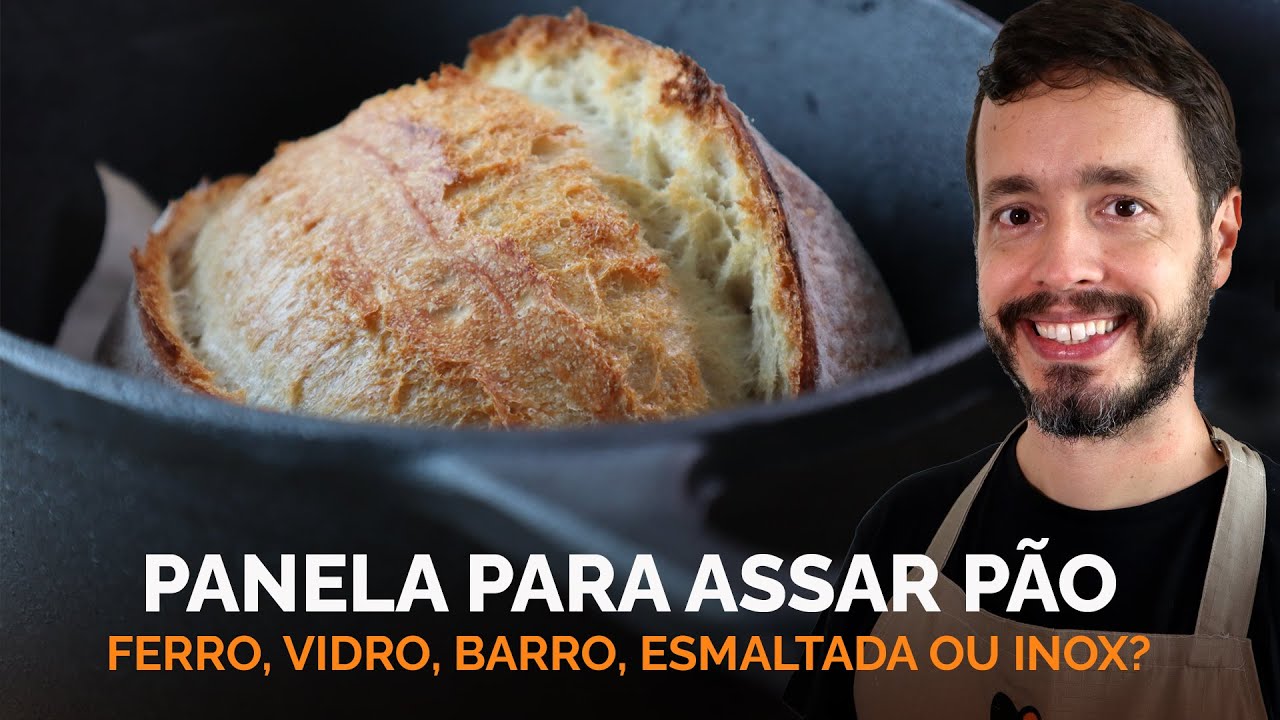 Qual melhor PANELA PARA ASSAR PÃO: Ferro, Vidro, Barro, Esmaltada ou ...