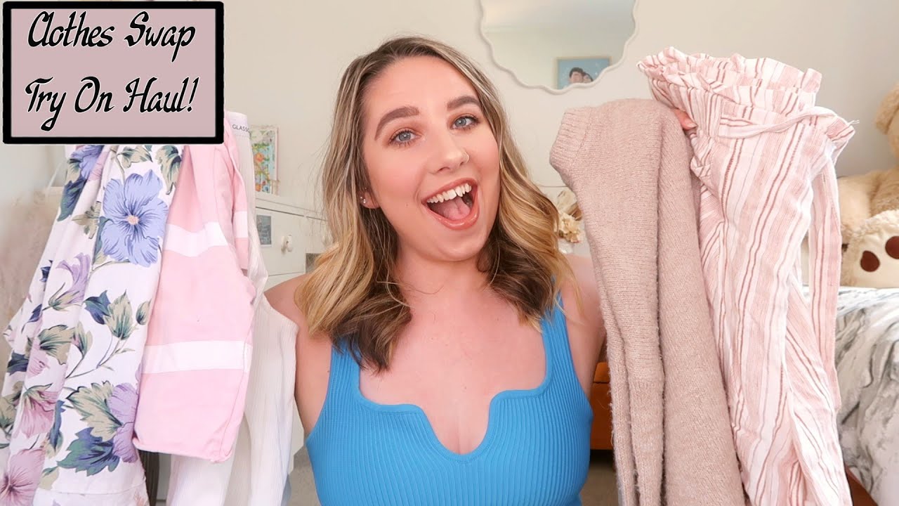 Clothes Swap Try On Haul! #2 Free Clothes!!! - YouTube