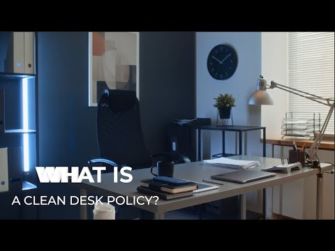 Tuesday Tip: Clean Desk Policies - YouTube
