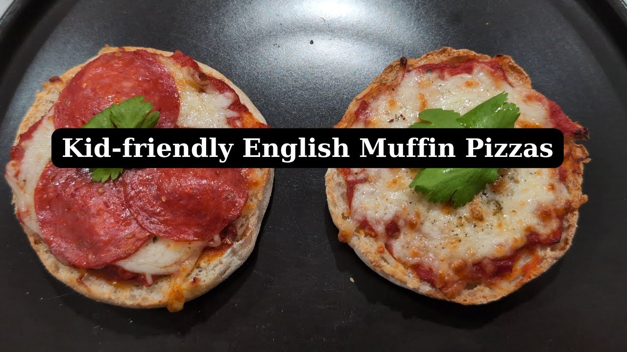 English Muffin Pizzas -Kid Friendly - YouTube