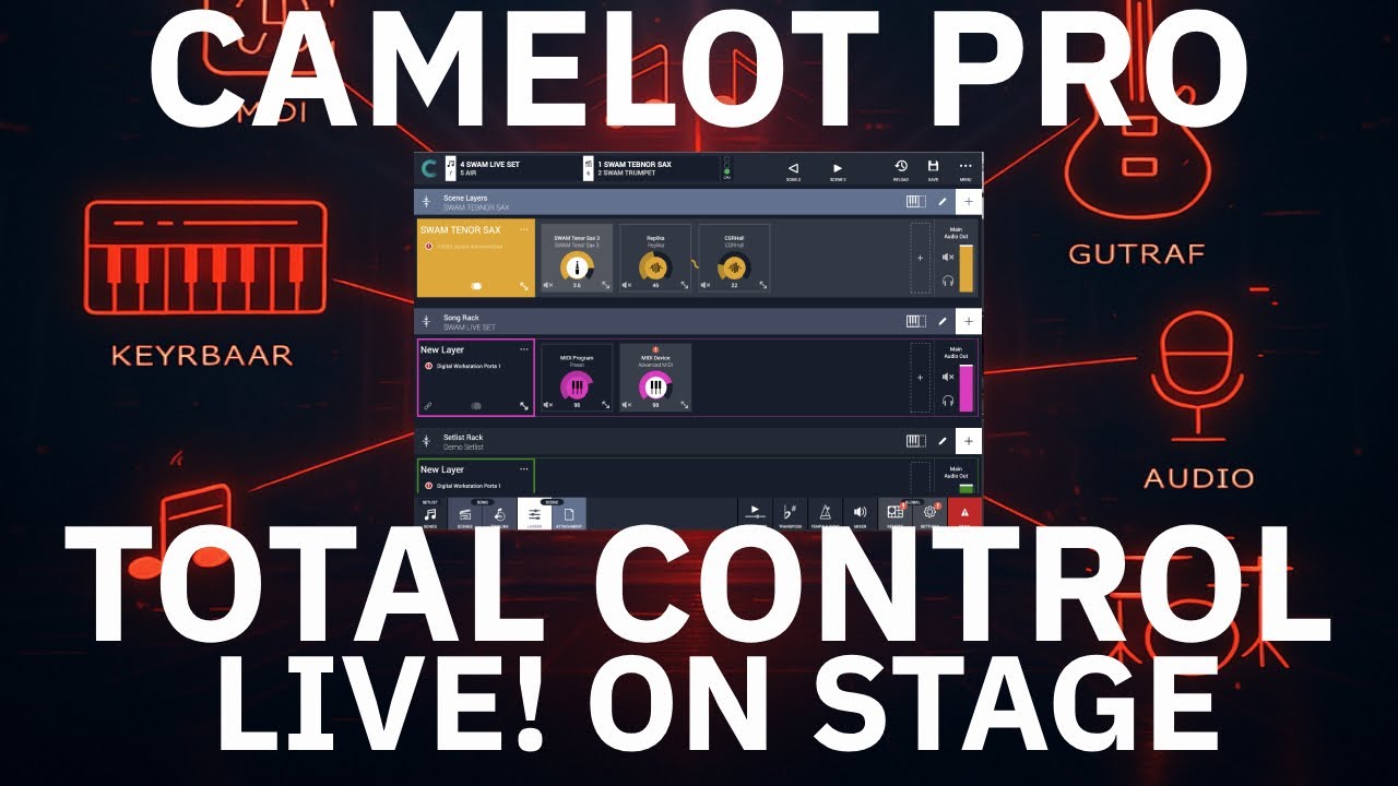 Control Everythink Live CAMELOT PRO 2 3 IS HERE! Audio Modeling - YouTube
