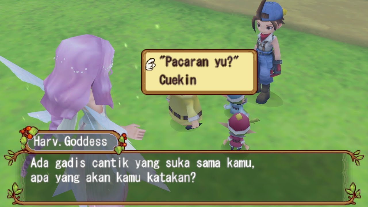 Harvest Moon Hero of Leaf Valley PSP Mod Bahasa Indonesia Gameplay ...