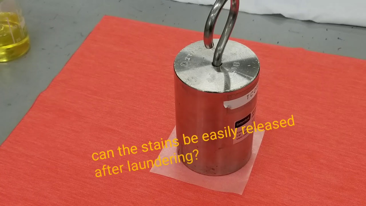 Intertek's High Performance Textile Testing - Stain Release - YouTube