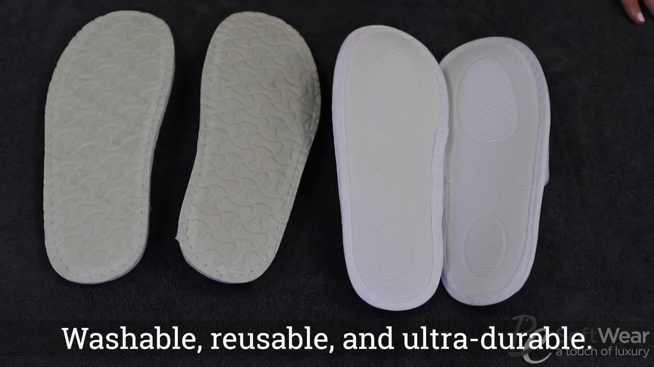 BC Softwear slippers Luxury Fleece Closed with TPR - YouTube