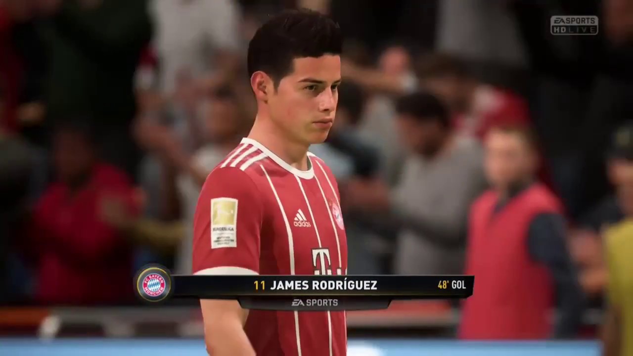FIFA 18 JAMES RODRÍGUEZ BAYERN MÚNICH - YouTube