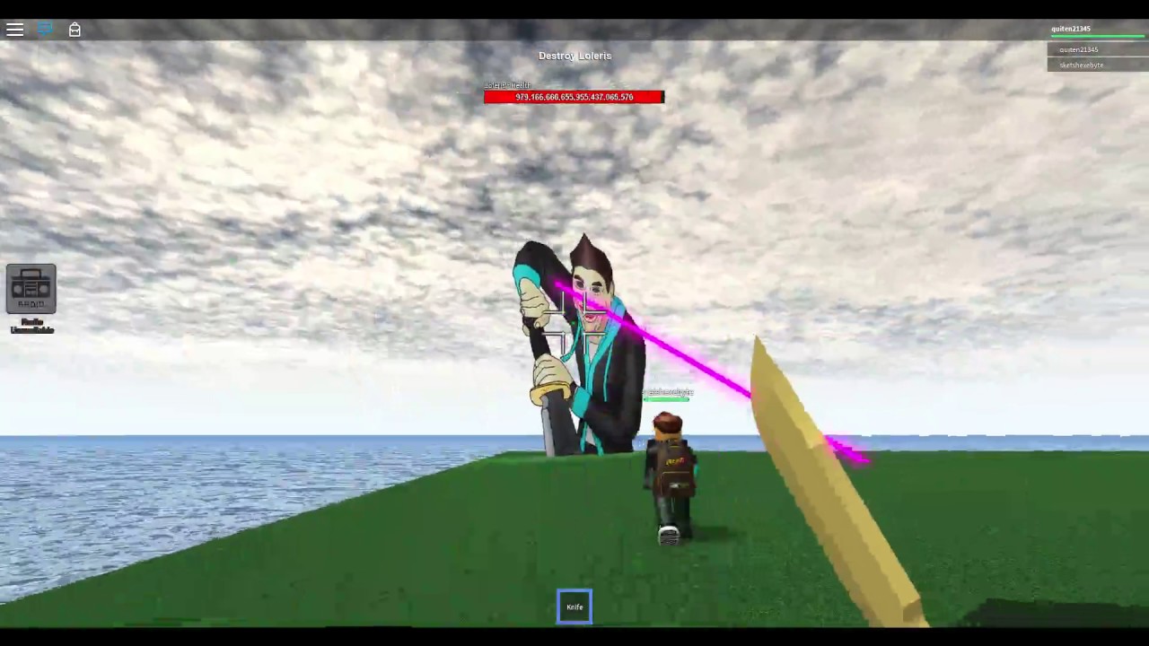 mlg knifeing skill ( funny homer screams) w/ethan - YouTube