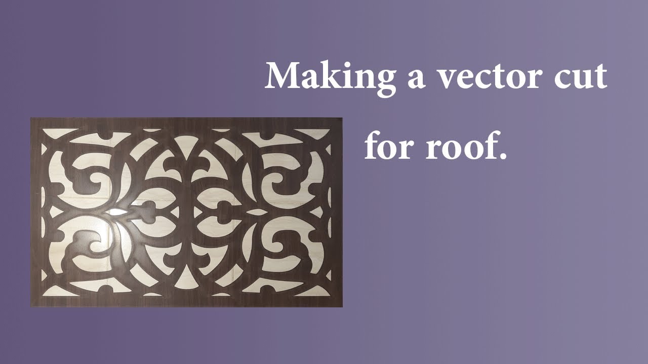 How to make this art vector using CNC Laser Machine ? - YouTube