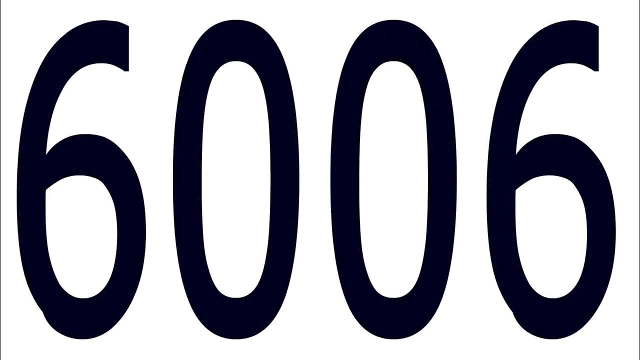 6006 - YouTube