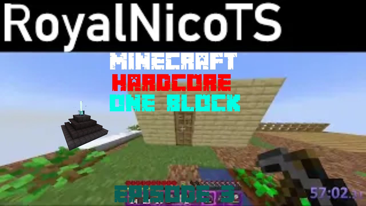 Minecraft Hardcore One Block #3 Ich Baue Eine Zweite Insel - YouTube