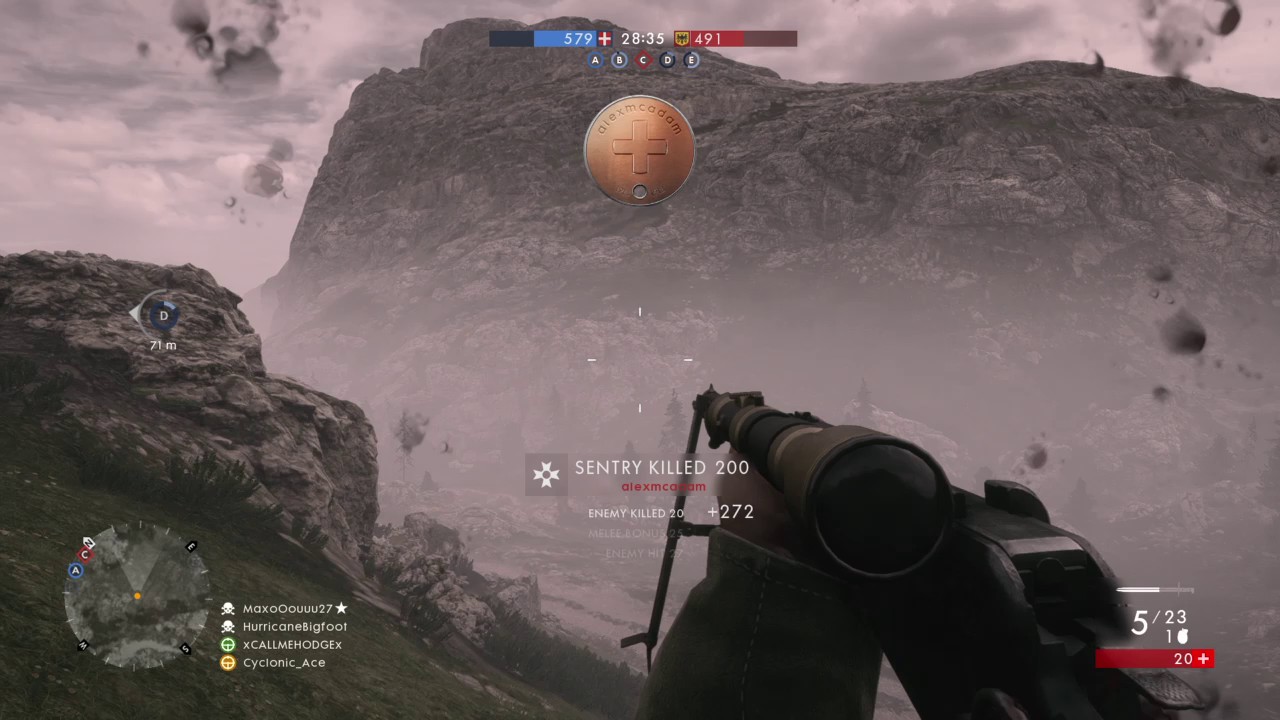 How to Properly Take Down a Sentry in Battlefield 1 - YouTube