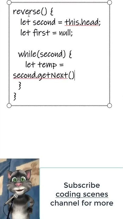 When Tom teaches to Reverse a Linked list 😆 #javascript #shorts - YouTube