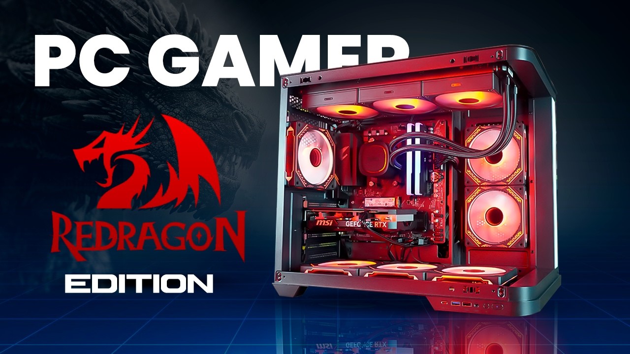 PC GAMER da REDRAGON!! Montagem Gravada - YouTube