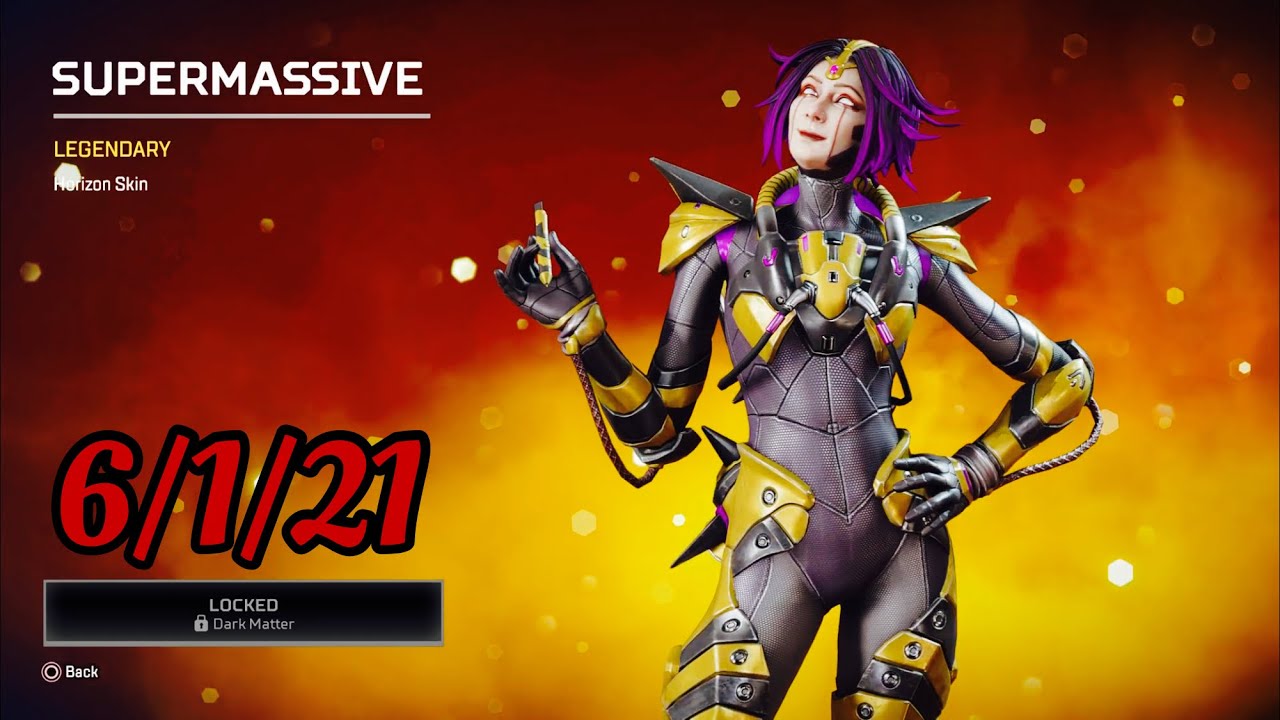 Apex Legends item shop - SuperMassive Horizon Exclusive Skin - YouTube