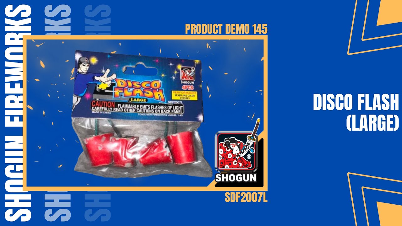 Disco Flash (Large) by Shogun Fireworks - YouTube
