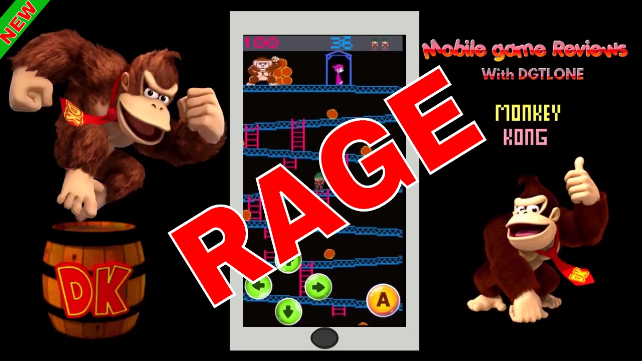 Mobile Game Reviews Monkey Kong - YouTube
