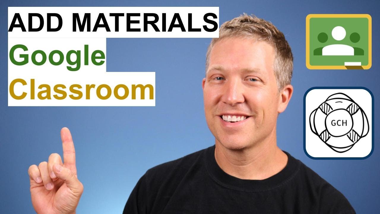 07 How to Add Materials to the Classwork Page in Google Classroom - YouTube