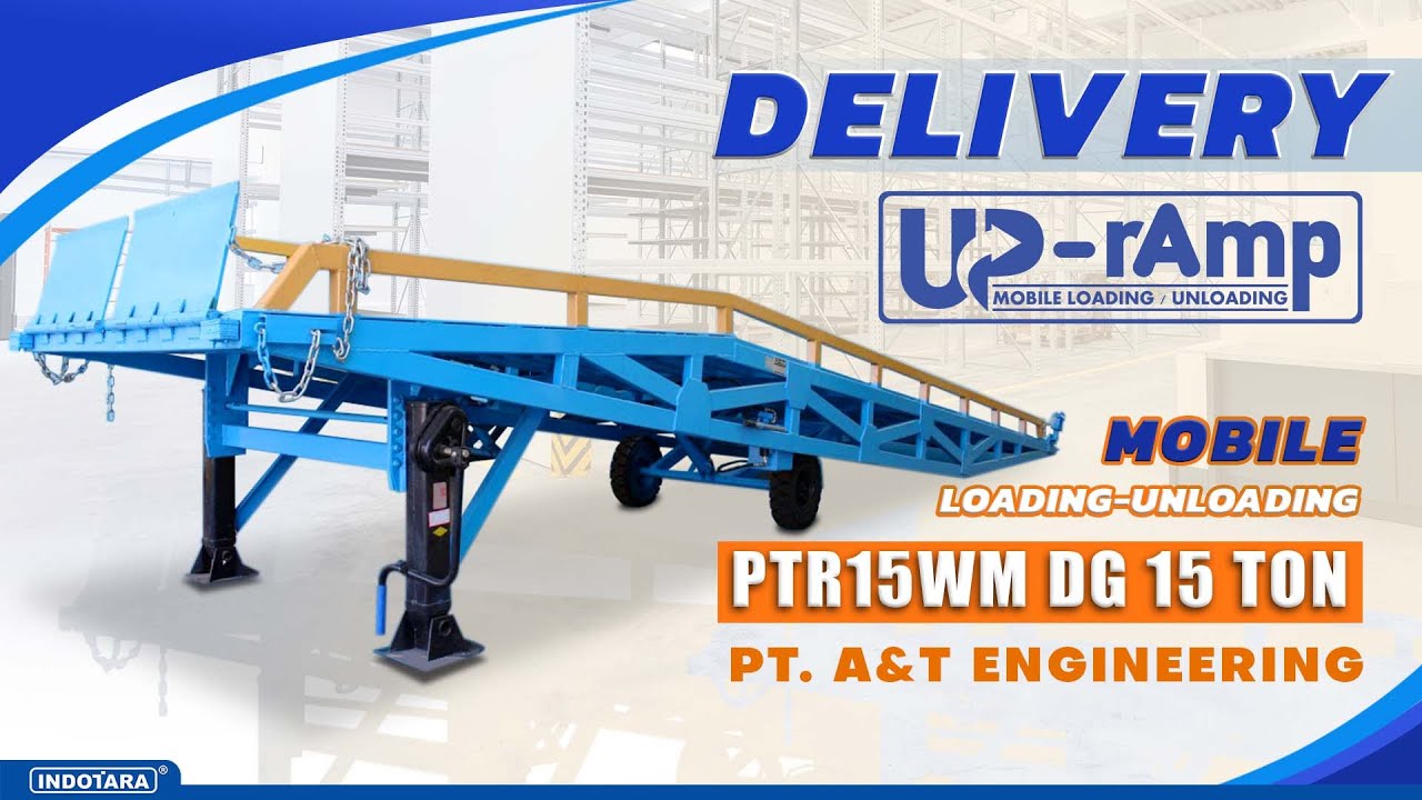 DELIVERY UP-RAMP MOBILE LOADING & UNLOADING DOCK PTR15WM DG 15T MANUAL ...