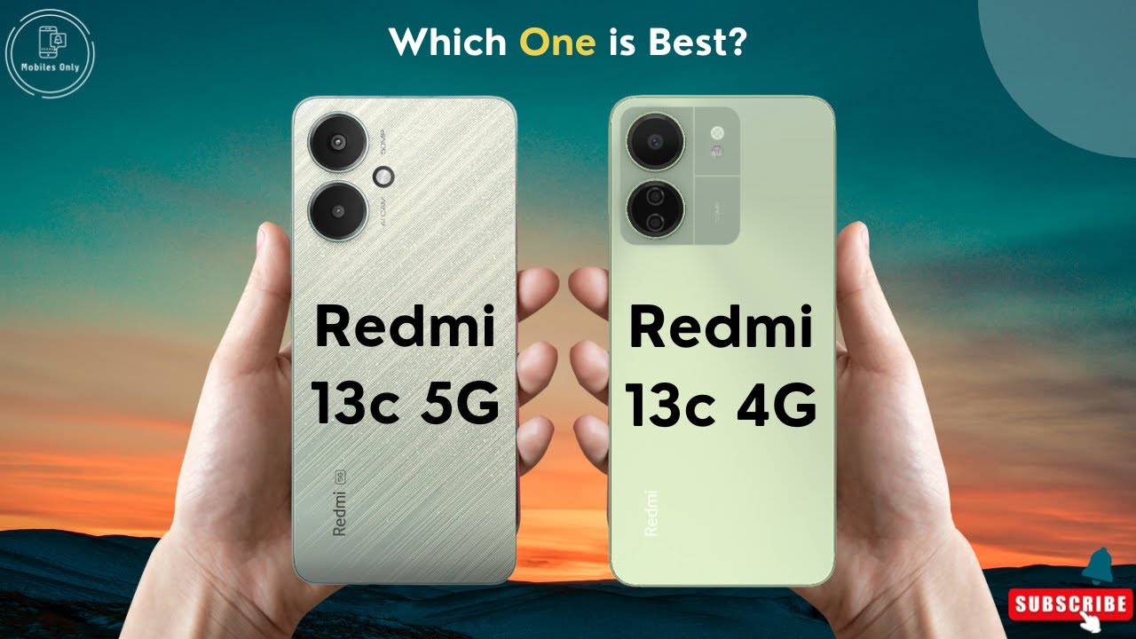Redmi 13c 5G Vs Redmi 13c 4G Phone Comparison YouTube