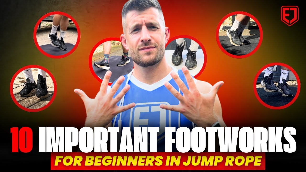 10 OF THE MOST IMPORTANT JUMP ROPE FOOTWORK FOR BEGINNERS | Quick Start Tutorial | Jump Rope ...