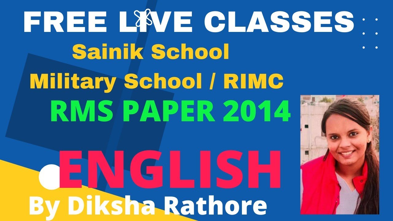 Military School Paper 2014 English Solved Paper Sainik School Coaching ...