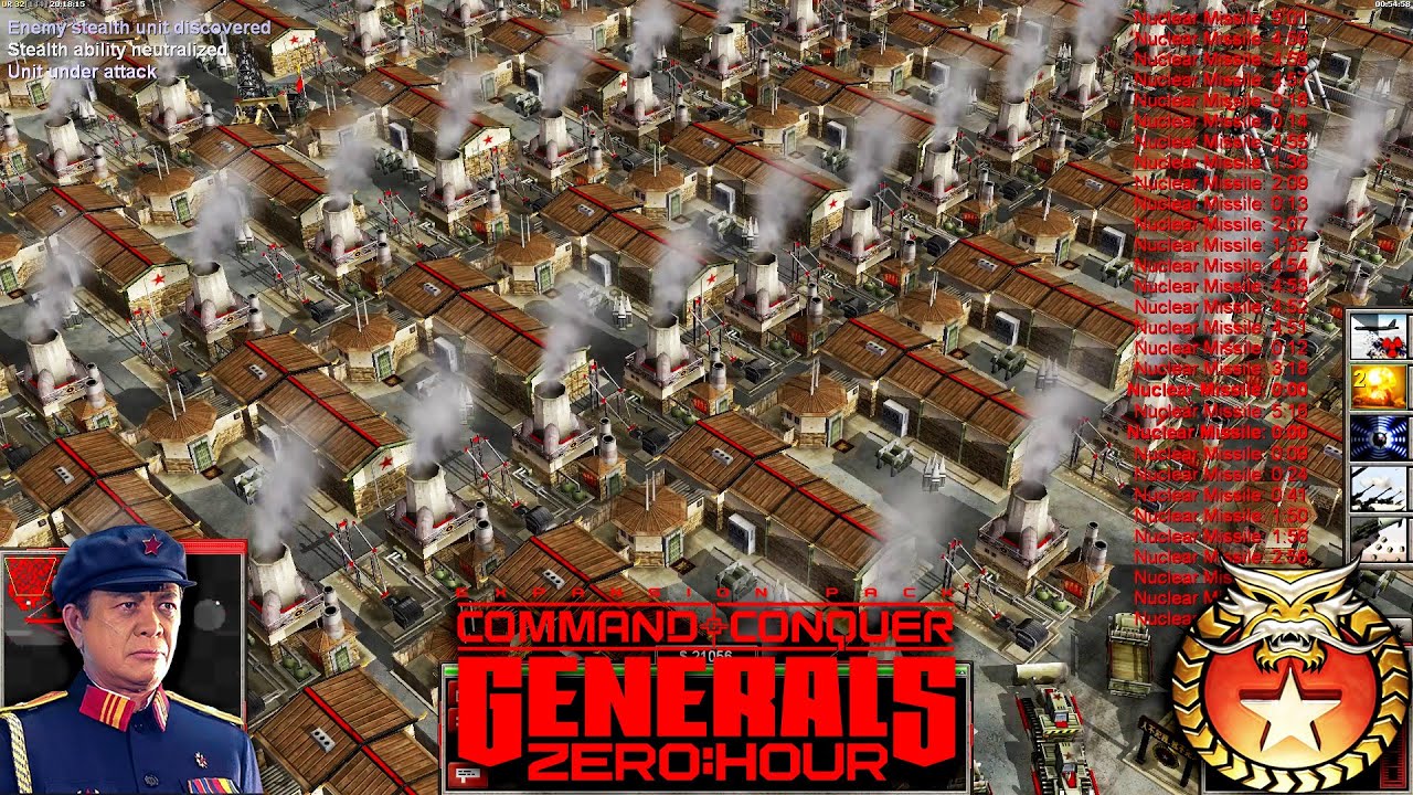 China Nuke | 1vs7 China & Infantry | Command & Conquer Generals Zero ...