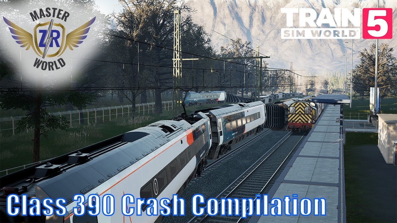 Class 390 Crash Compilation | Train Sim World 5 - YouTube