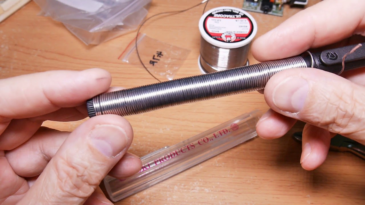 Soldering - Money Saving Trick with Tube Solder - YouTube