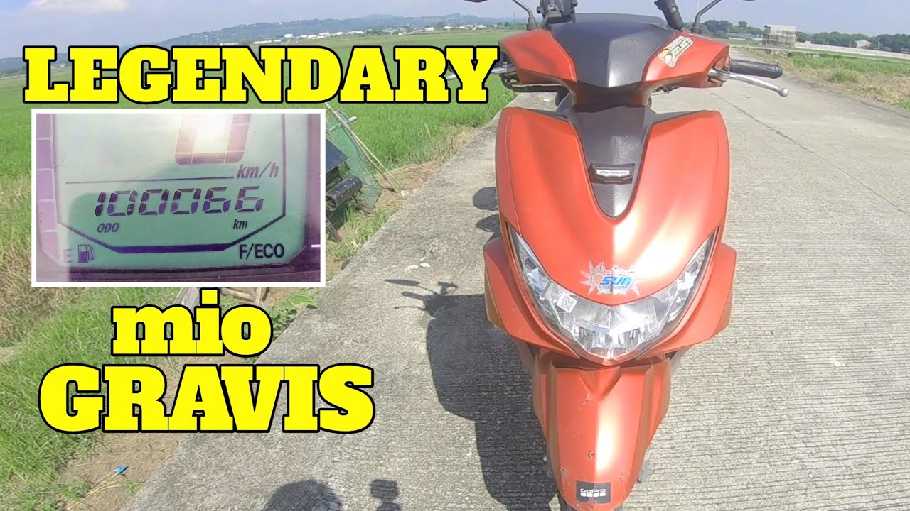 yamaha mio gravis the legendary scooter 100 thousand kilometers millage ...