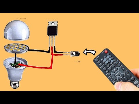 How I Turned the LED bulb into a Remote Controlled using TV Remote ss Switch | Science Project