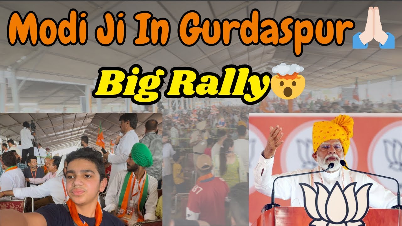 Modi ji ki Rally In Punjab| Huge Crowd| Life Of Nakul - YouTube