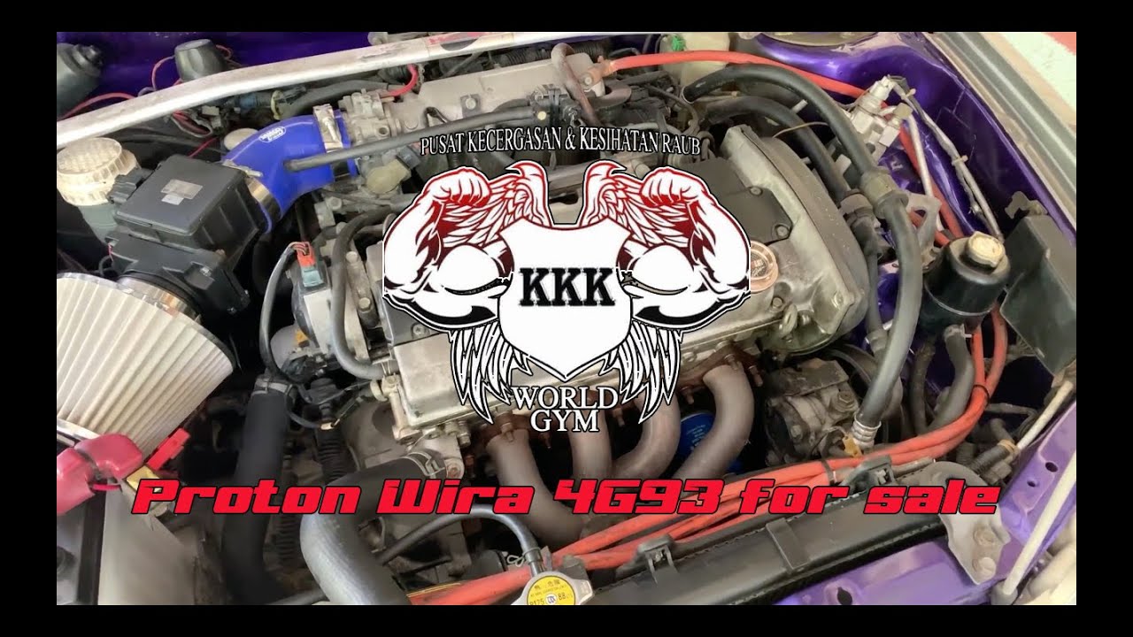 Proton Wira 4G93 for sale - YouTube