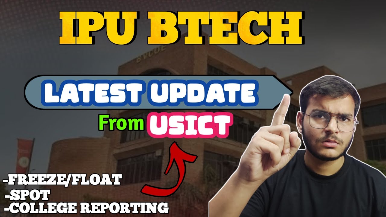 IPU BTECH Latest Update 🔥 directly from USICT || Ayush Garg Classes ...