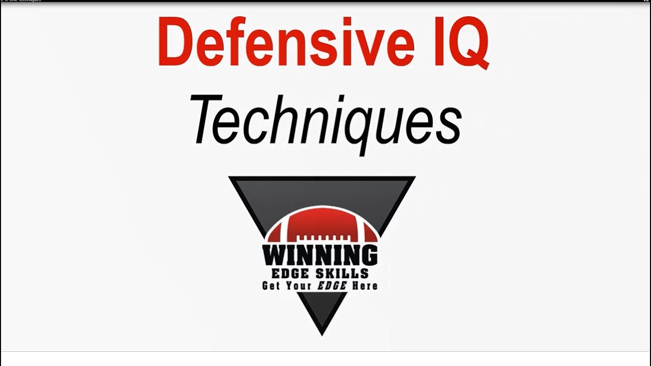 QB IQ - Defensive Line Techniques - YouTube