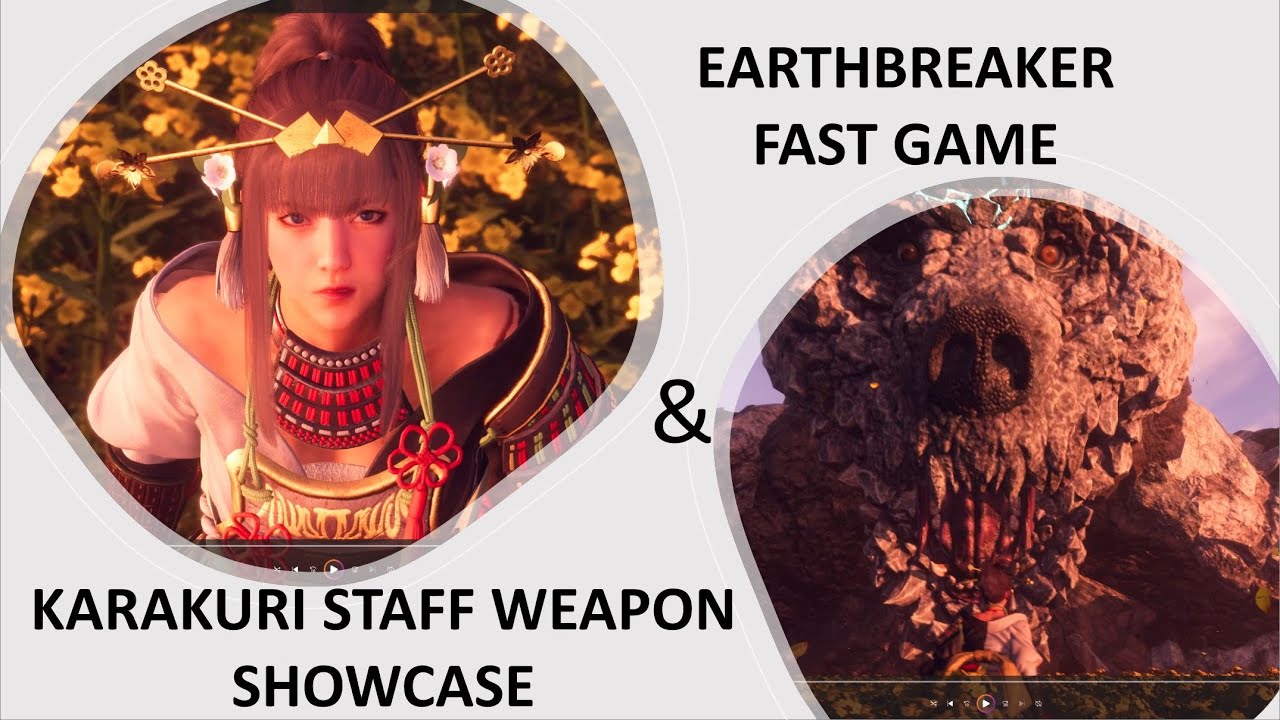 Wild Hearts - Earthbreaker Battle and Karakuri Staff Weapon Showcase ...