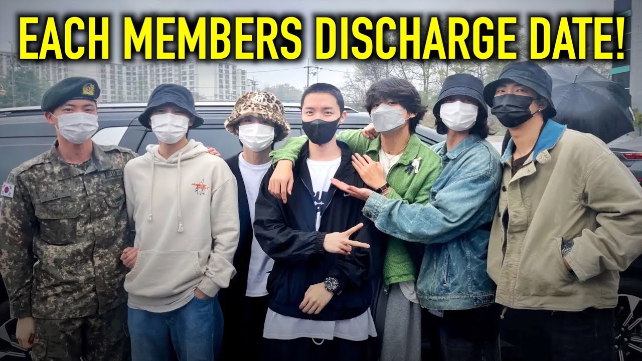 When will BTS be back? Each Members Discharge Date from the Military ...