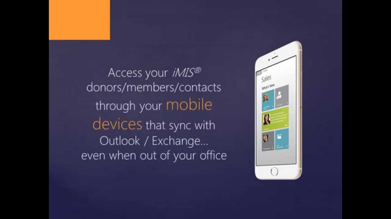 MiSync for iMIS: Contact & Calendar integration for iMIS for non profit ...