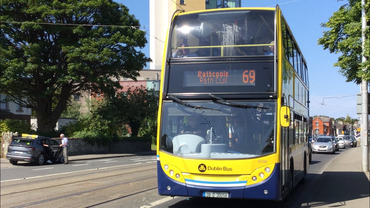 Dublin Bus | Route 69 to Rathcoole | Enviro 400 Volvo B9TL | EV56 - YouTube