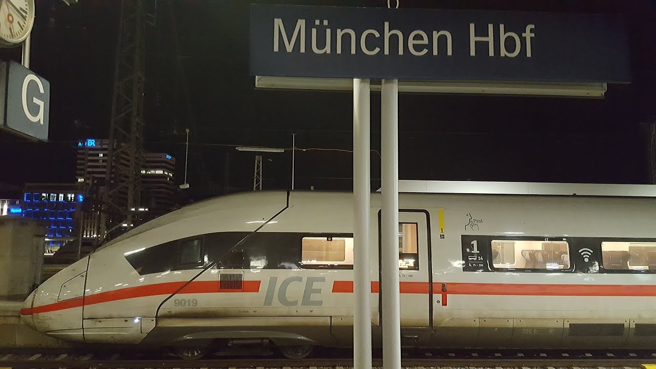 My 1. Berlin-München ICE 4 in München Hbf: ICE692 Berlin Gesundbrunnen ...