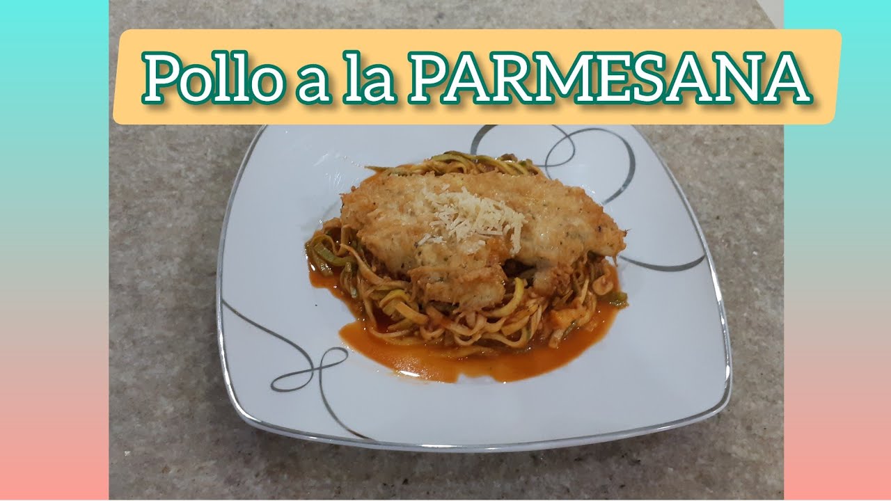 Pechugas de pollo a la PARMESANA - YouTube