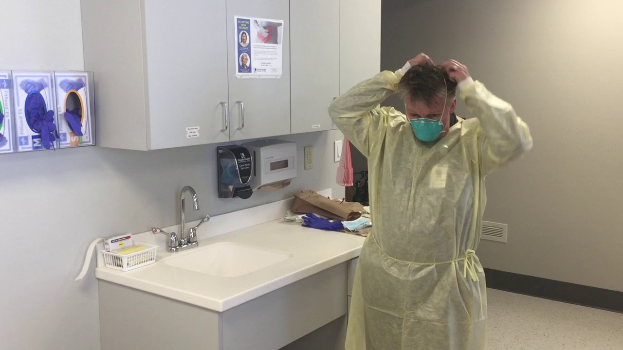 Donning with Goggles - YouTube