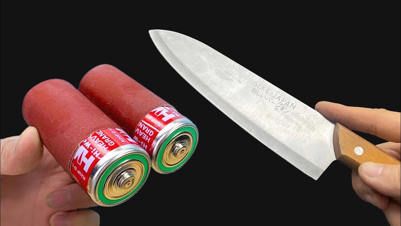 The fork can do this, your knife is razor sharp with just the fork ...