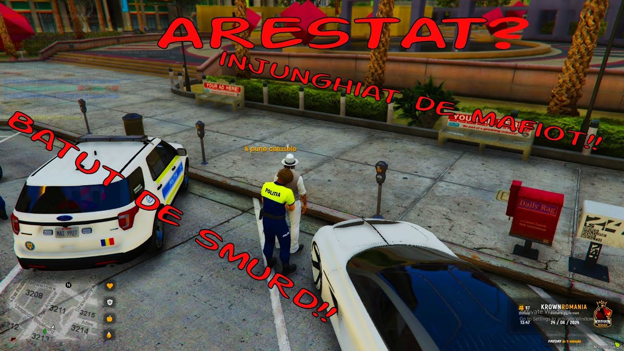 FiveM | Injunghiat de mafiot, Batut de smurd si ARESTAT?? | Krown ...