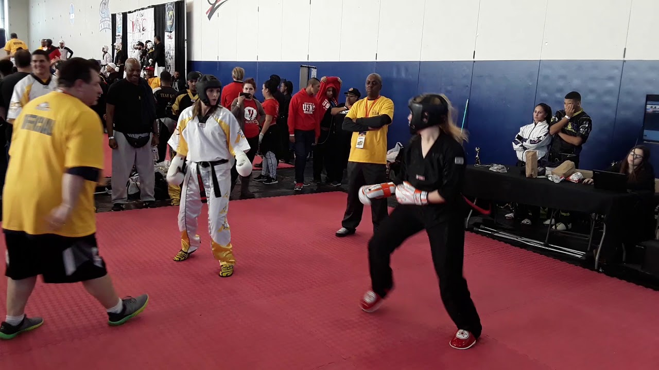 BGKF (HD) TOURNAMENT SCENE #28 - WOMEN KUMITE CHIARA DITURI (WHITE ...