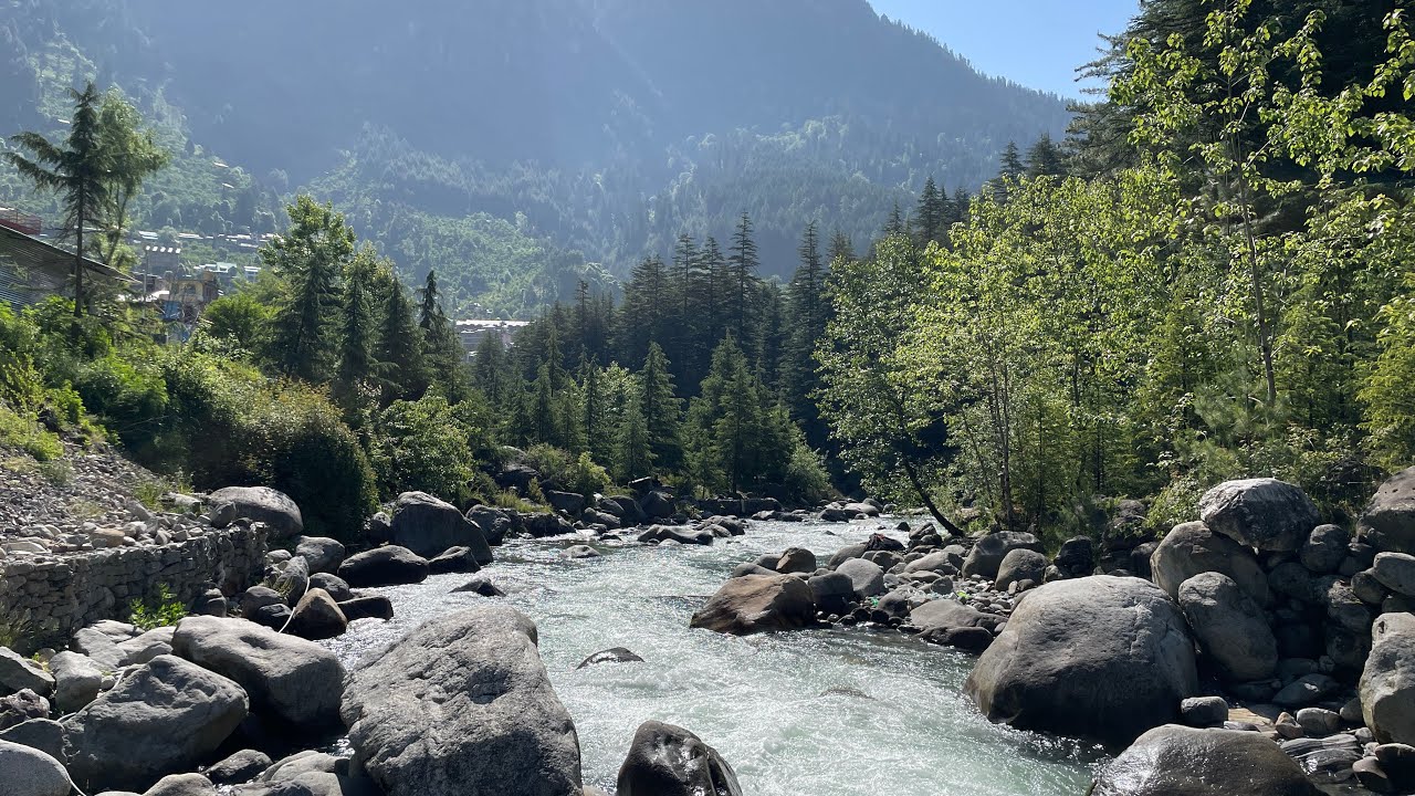 Manali Beas River Summer 4K view - YouTube