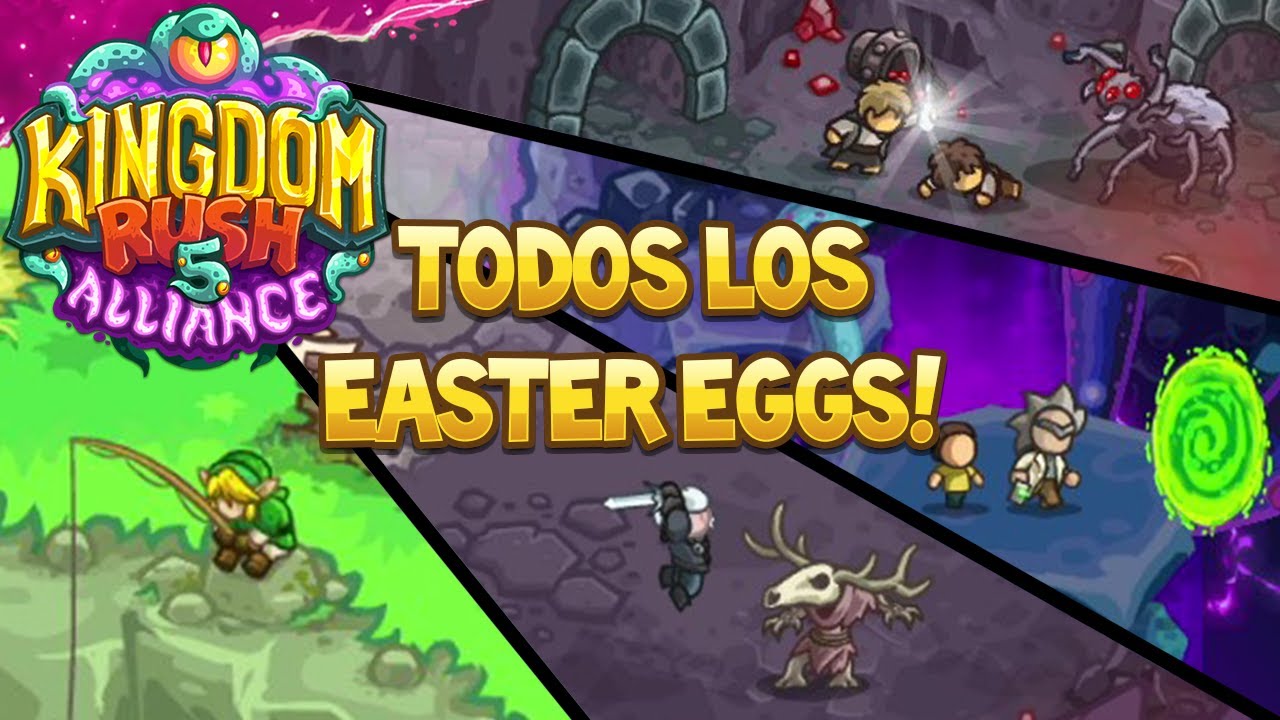 TODOS LOS EASTER EGGS - Kingdom Rush 5: Alliance【Gameplay】 - YouTube