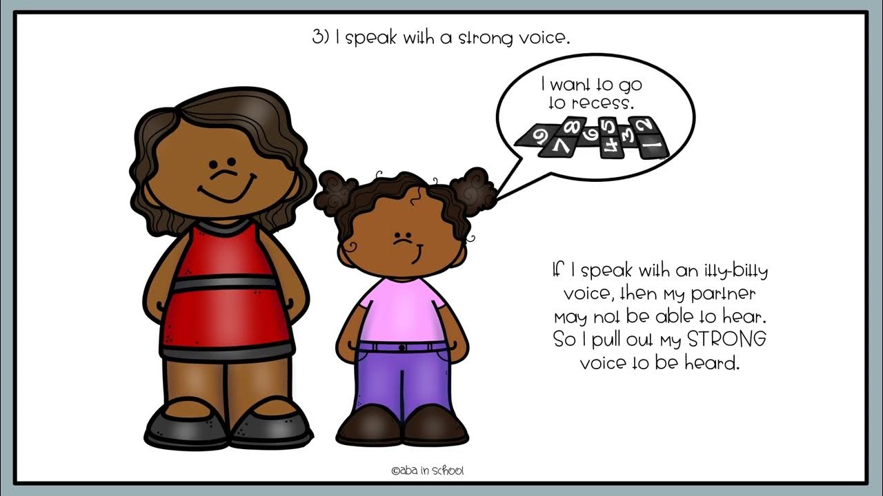 I CAN SPEAK UP Preschool Social Skills Story | Social Emotional ...