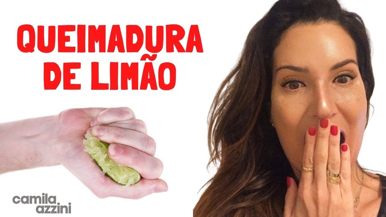 Queimadura por limão - fitofotodermatite. Como evitar? Oque fazer ...